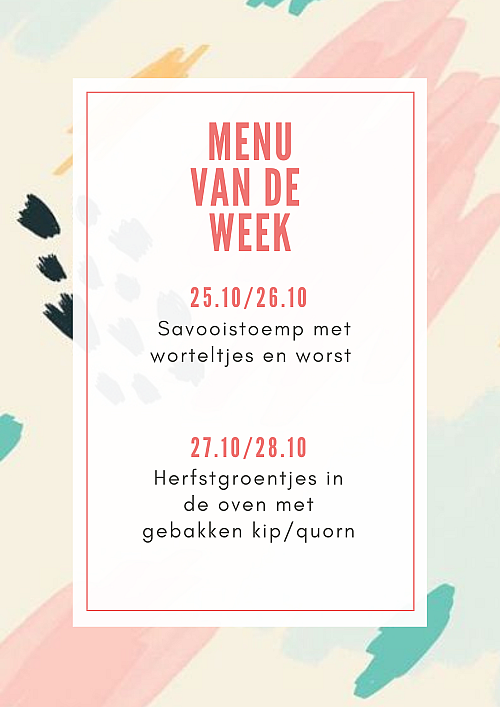 Menu van de week | Kaffie is Kaffie